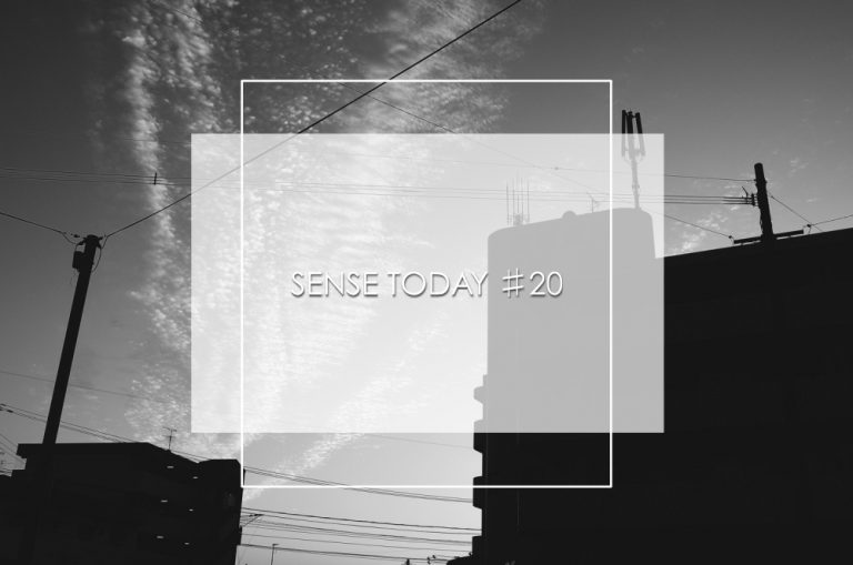 SENSE TODAY ♯20 | SENSE（センス）